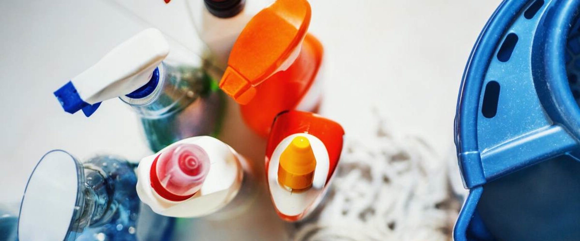 What are examples of commercial cleaning agents?